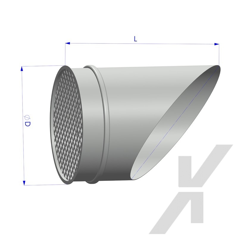 TERM - Terminal exhaust with net